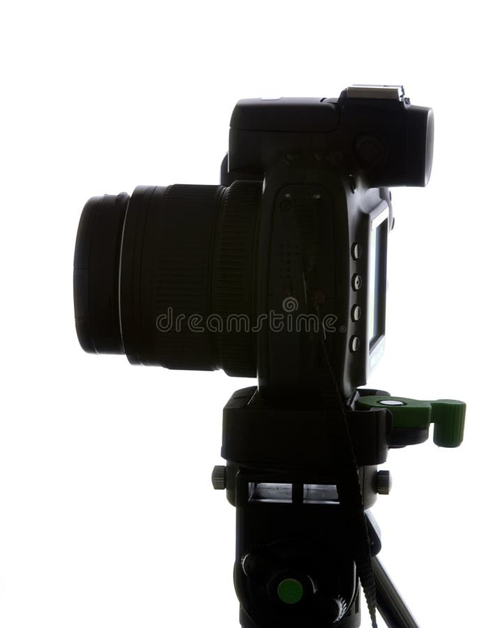 Silhouette of Camera #1 stock image. Image of likeness - 1189605