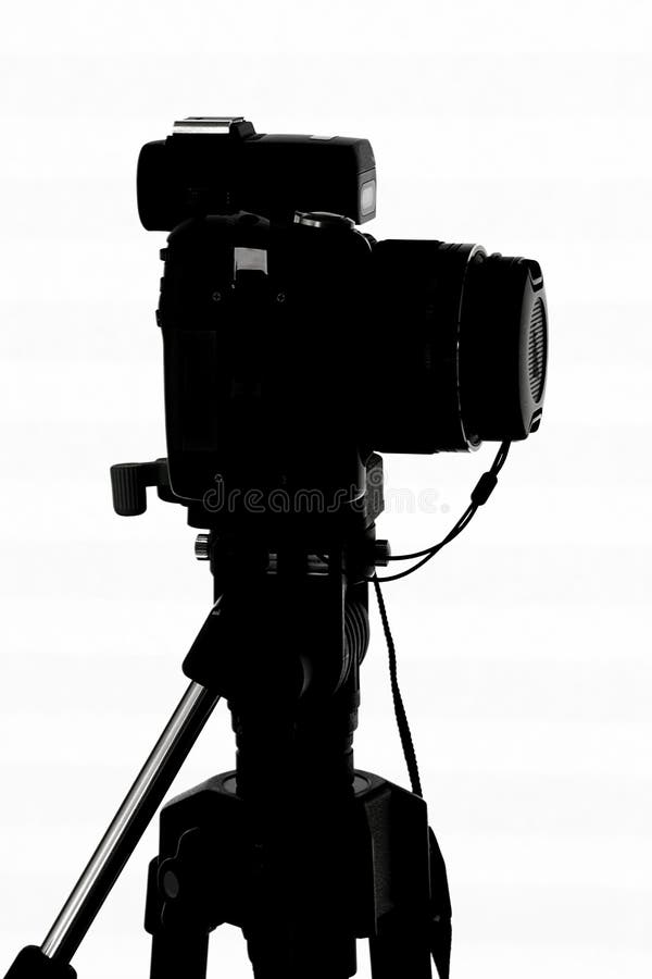 Silhouette of Camera #3 stock image. Image of shade, silhouette - 1189613