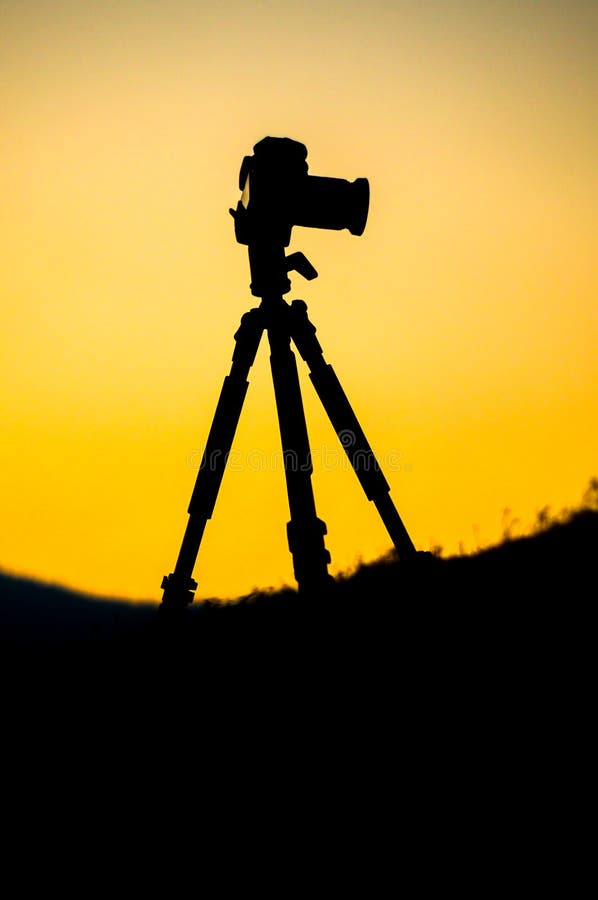 Silhouette of a camera stock image. Image of silhouette - 38571189