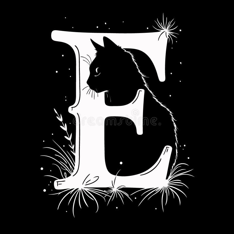 A Silhouette of a Cat is Creatively Integrated into the Design of a ...