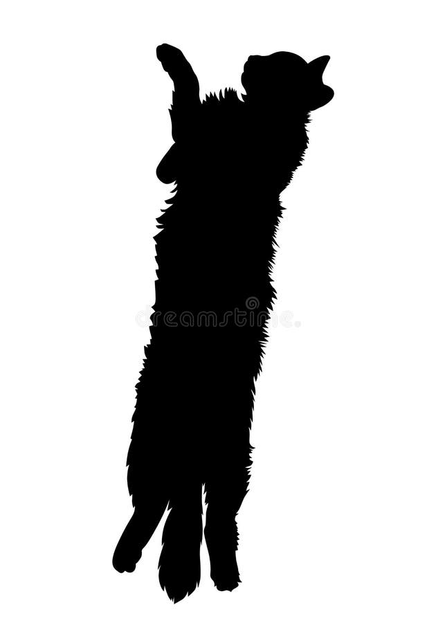 Stretched Out Cat Stock Illustrations – 423 Stretched Out Cat Stock ...