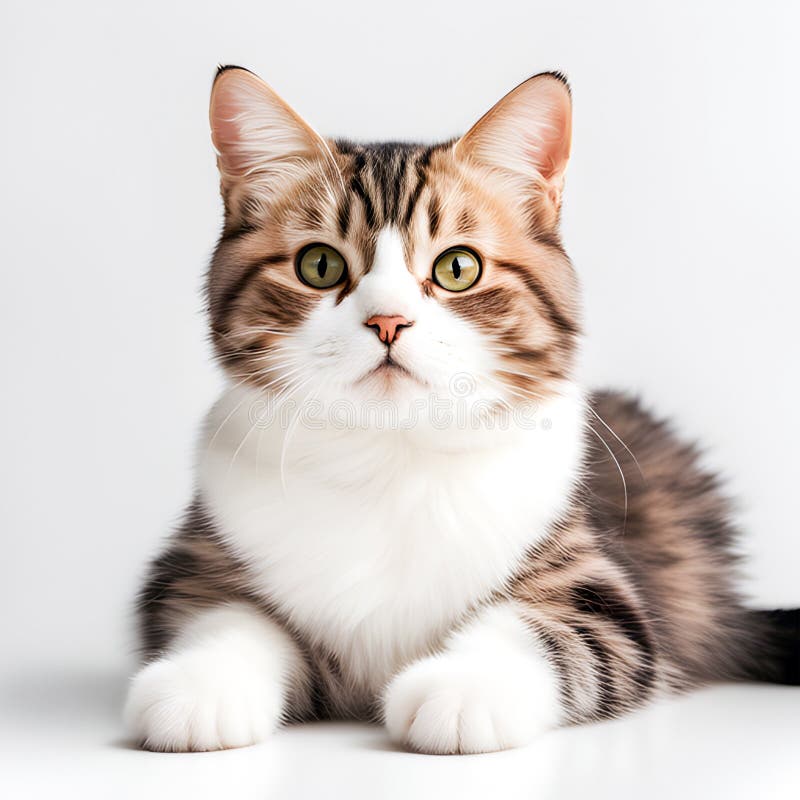 Silhouette Cat on White Background, Black Cat Shapes Isolated on White ...