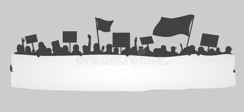 Angry Mob Silhouette Stock Illustrations – 93 Angry Mob Silhouette ...