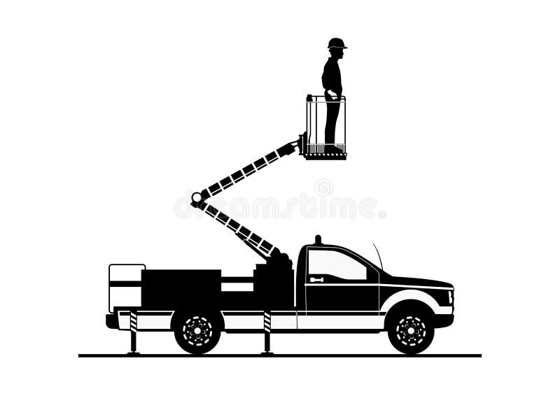Cherry Picker Stock Illustrations – 378 Cherry Picker Stock ...