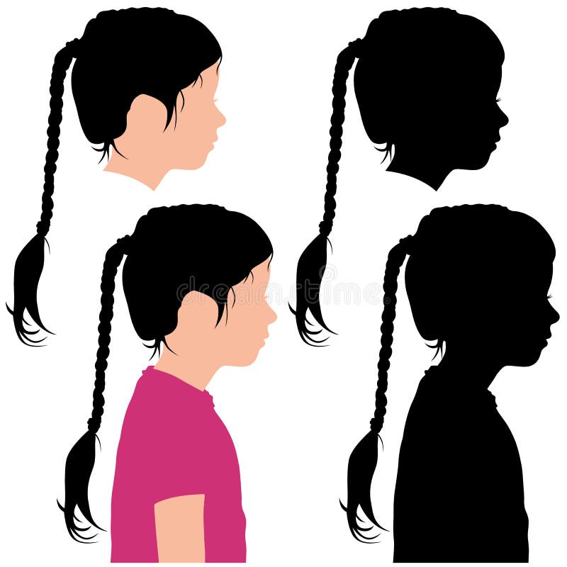 Child Drawing Profile Stock Illustrations – 2,400 Child Drawing Profile ...