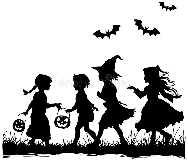 Silhouette of a Group of People Holding Signs Stock Vector ...