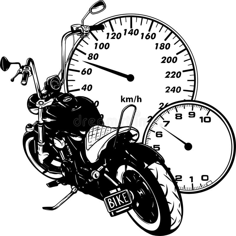 Motorcyclist Speedometer Background Stock Illustrations – 44 ...