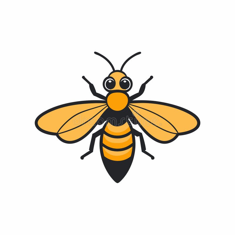 Silhouette Cicada Killer Wasp Bug Speaks Icon Vector Stock Vector ...