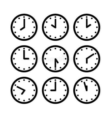 Silhouette clock icon stock vector. Illustration of stopwatch - 51111960