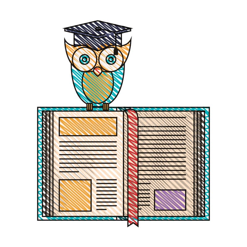 Smart Owl Book Knowledge Cartoon Stock Illustrations – 438 Smart Owl ...