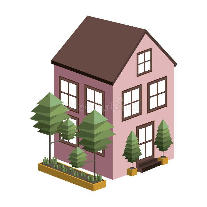 Two Floors House Stock Illustrations – 662 Two Floors House Stock ...