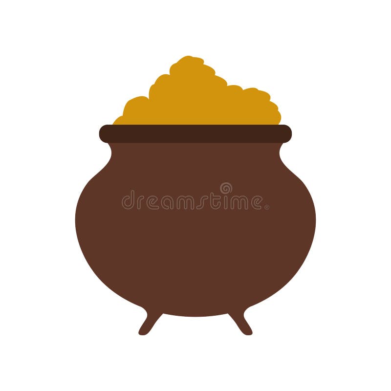 Pot Gold Icon Silhouette Stock Illustrations – 604 Pot Gold Icon ...