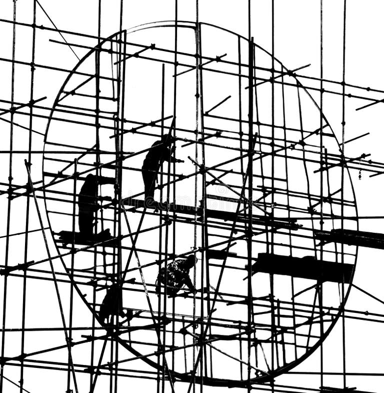 Contractor Silhouette Stock Illustrations – 8,660 Contractor Silhouette ...