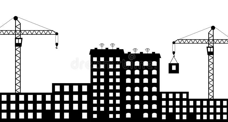 Construction Site Outline Stock Illustrations – 10,286 Construction ...