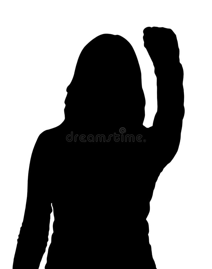 Silhouette crisis protest stock image. Image of protester - 213003505