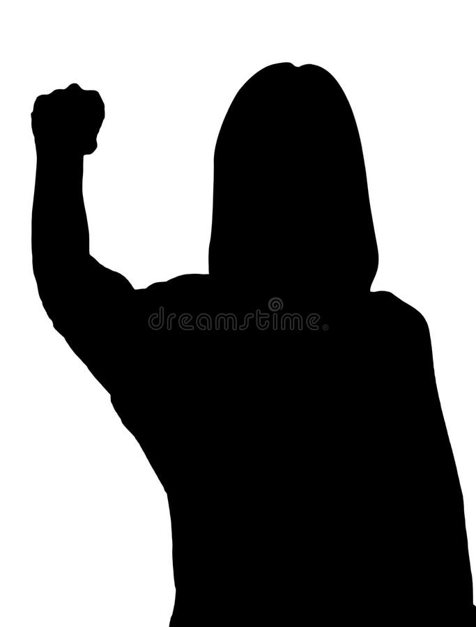 Silhouette crisis protest stock illustration. Illustration of infection ...