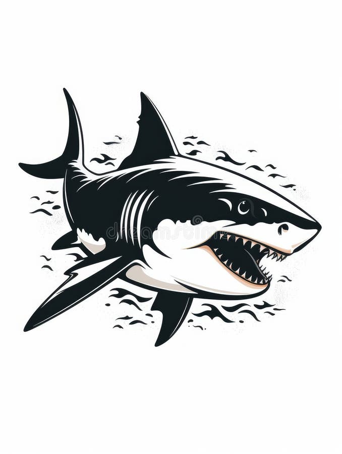 Shark Side View Stock Illustrations – 374 Shark Side View Stock ...