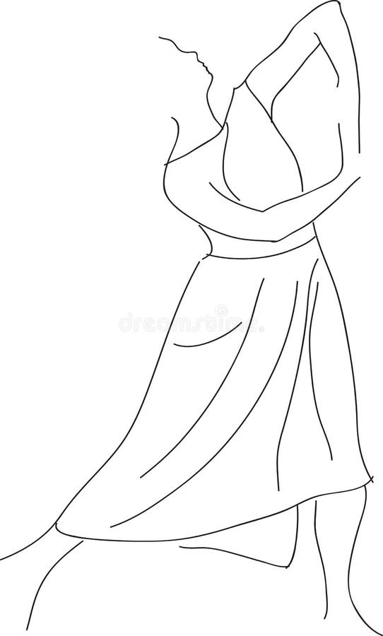 Silhouette of dancer stock vector. Illustration of fitness - 41740682