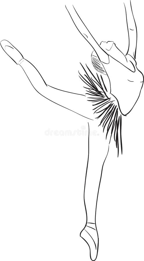 Silhouette of dancer stock vector. Illustration of computer - 41847292