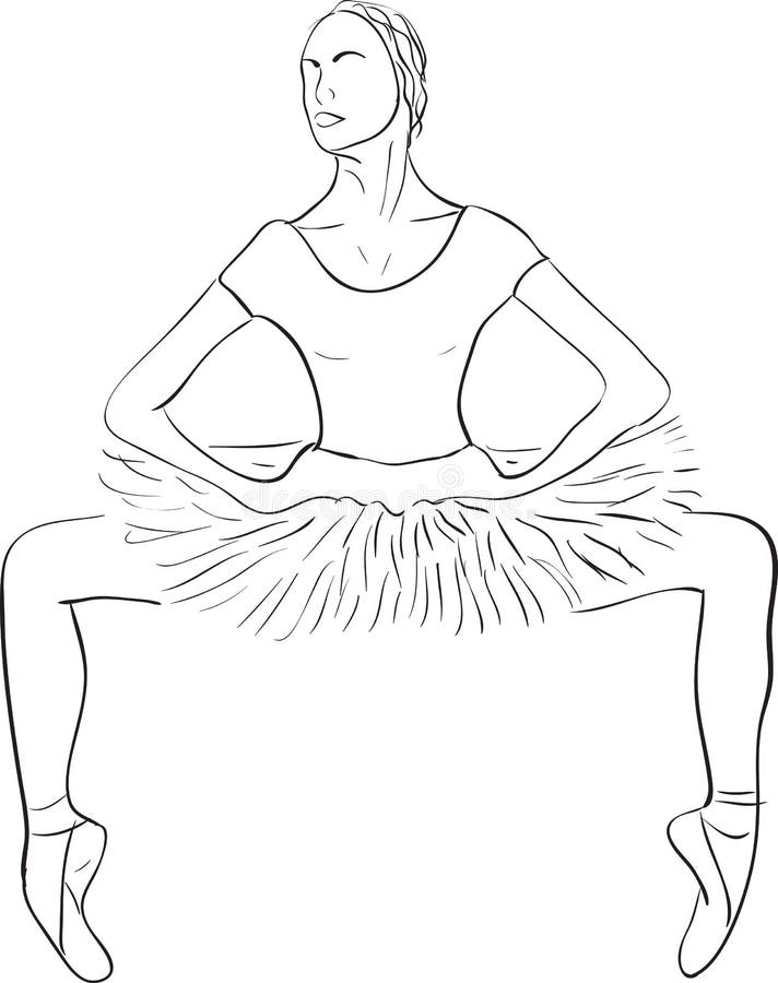 Silhouette of dancer stock vector. Illustration of pattern - 41847313