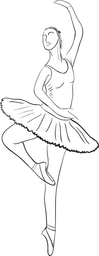 Silhouette of dancer stock vector. Illustration of adumbration - 41876628