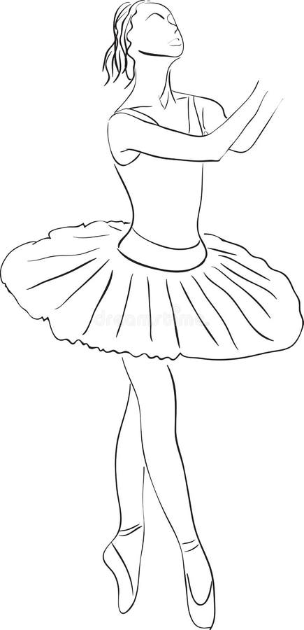 Silhouette of dancer stock vector. Illustration of beautiful - 41876629