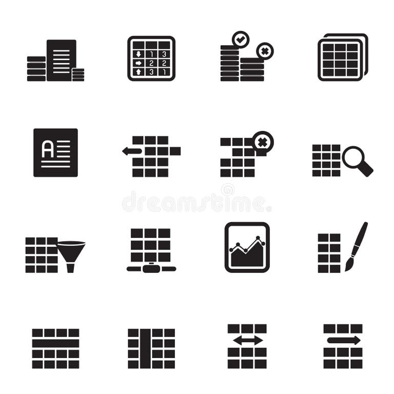 Formatting Icons Stock Illustrations – 866 Formatting Icons Stock ...
