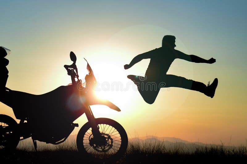 Fun, Dynamic and Energetic Situations of a Positive Person Stock Image ...