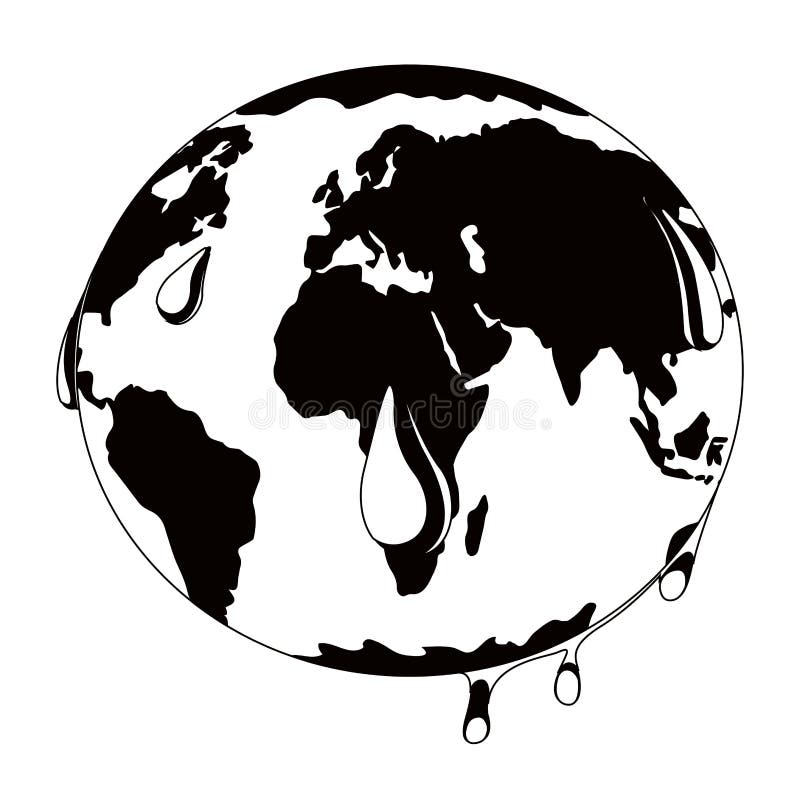 Earth is Sweating by Global Warming Stock Vector - Illustration of ...