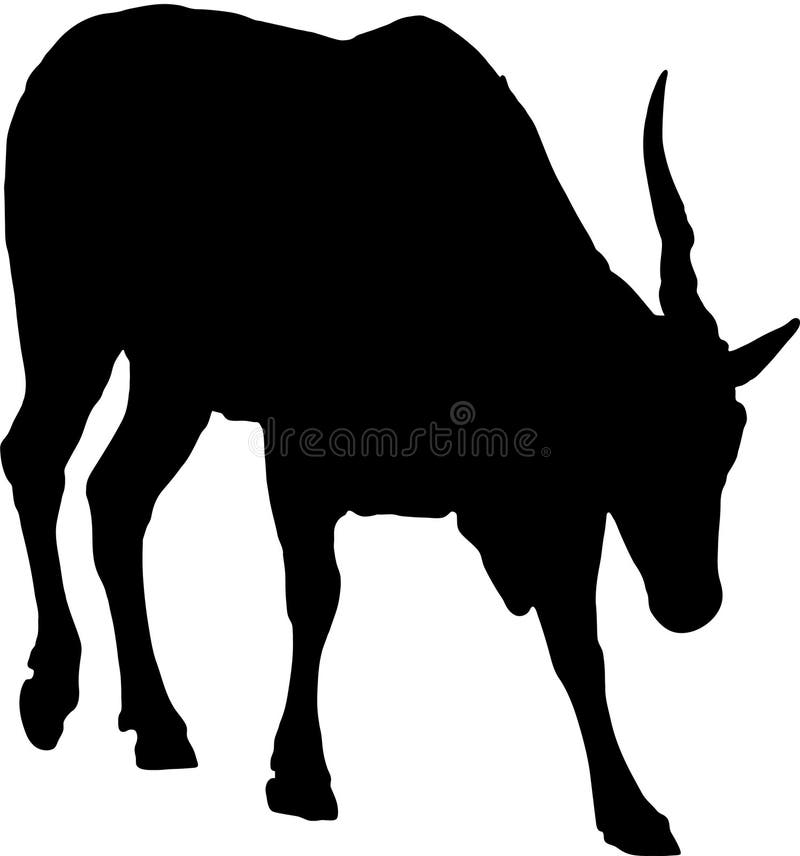 Eland Silhouette Stock Illustrations – 125 Eland Silhouette Stock ...