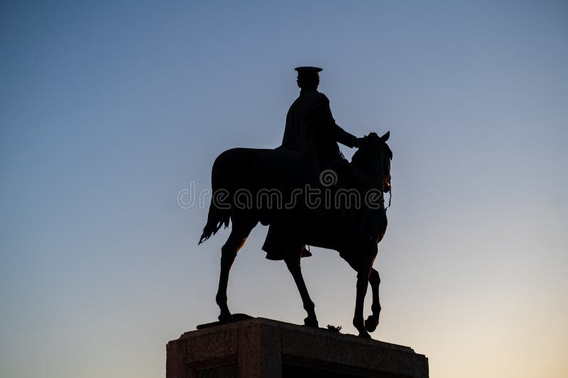 Statue of Ataturk, the Founder Turkey, Statue of the Capital City, Ulus ...
