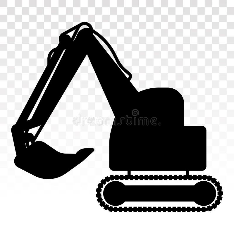 Excavator Transparent Stock Illustrations – 1,382 Excavator Transparent ...