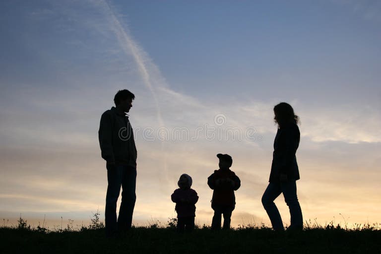7,309 Family Shadow Silhouette Stock Photos - Free & Royalty-Free Stock ...