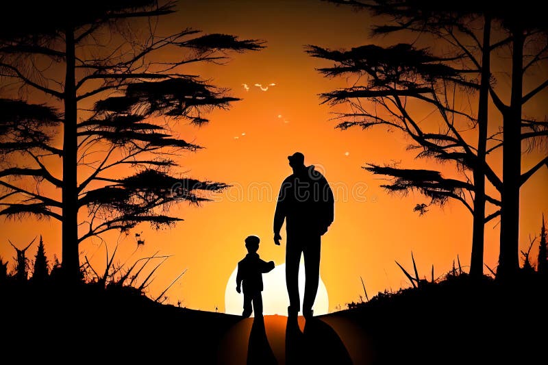 Father Son Generative Ai Stock Illustrations – 1,796 Father Son ...