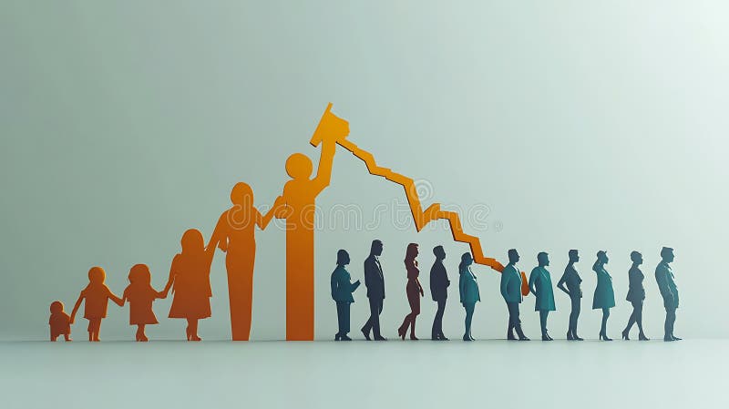 Population Silhouette Figures Stock Illustrations – 526 Population ...