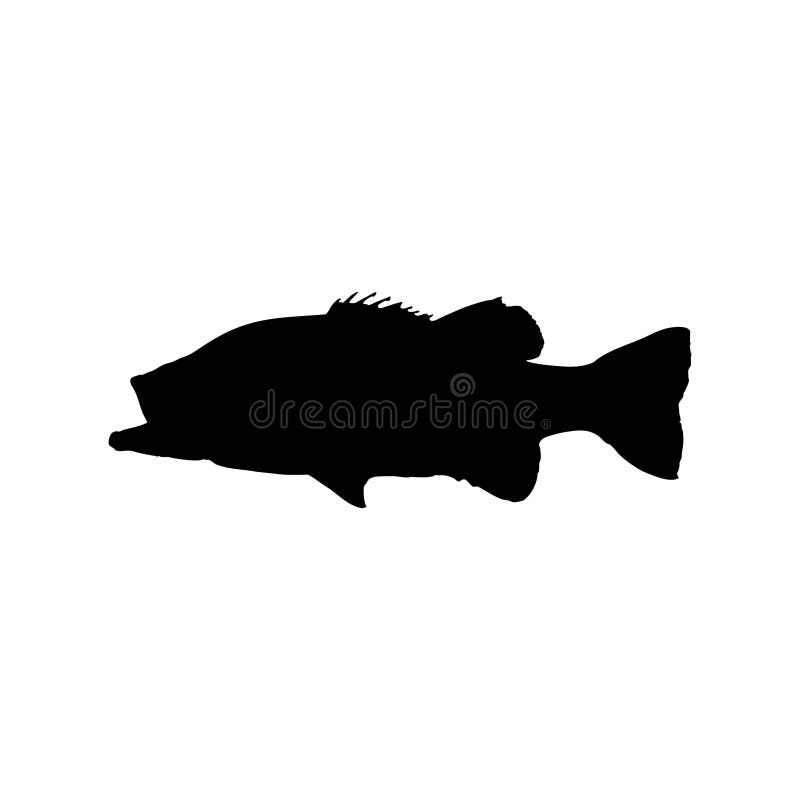 Fish Cartoon Silhouette Black Stock Illustrations – 35,833 Fish Cartoon ...