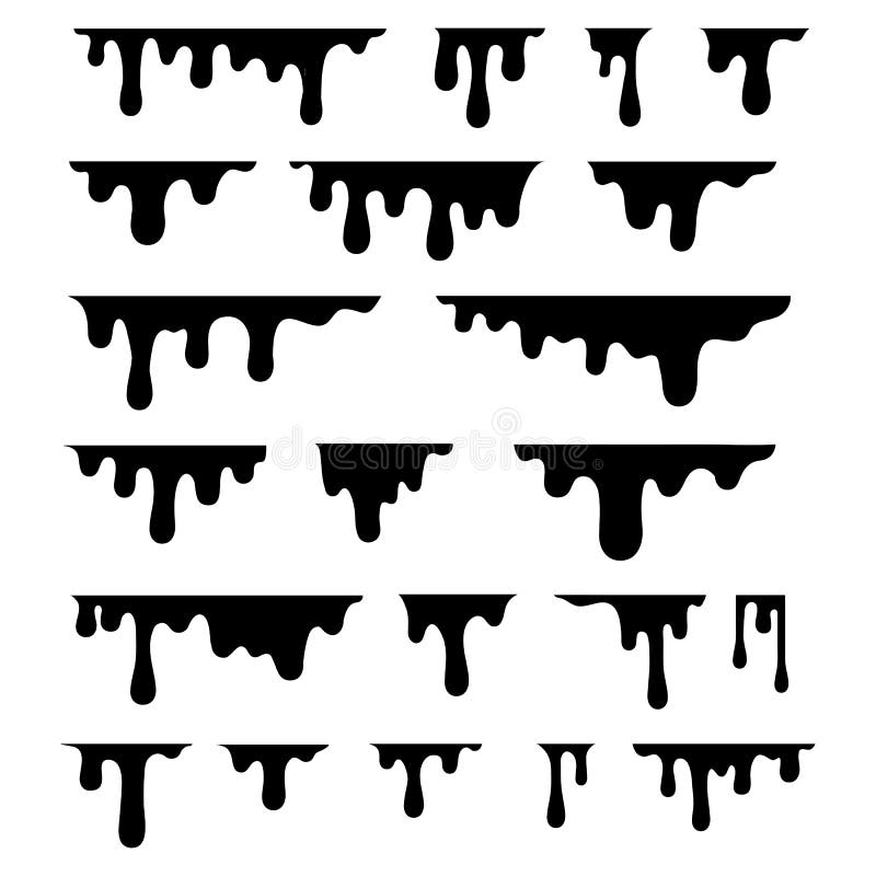 Dripping Silhouette Stock Illustrations – 2,386 Dripping Silhouette ...