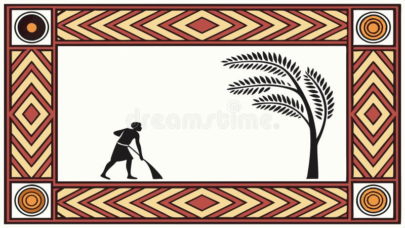 Silhouette in Frame, Mystery and Intrigue, Shadow Figure Vector Design ...