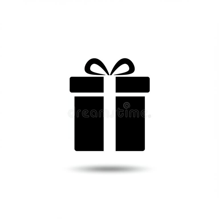 White Silhouette Gift Box Stock Illustrations – 12,341 White Silhouette ...