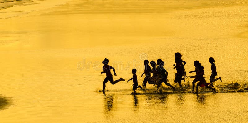 Silhouette and gold stock illustration. Illustration of exercising ...