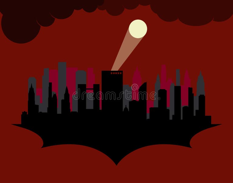 Gotham Rooftop Stock Illustrations – 217 Gotham Rooftop Stock ...