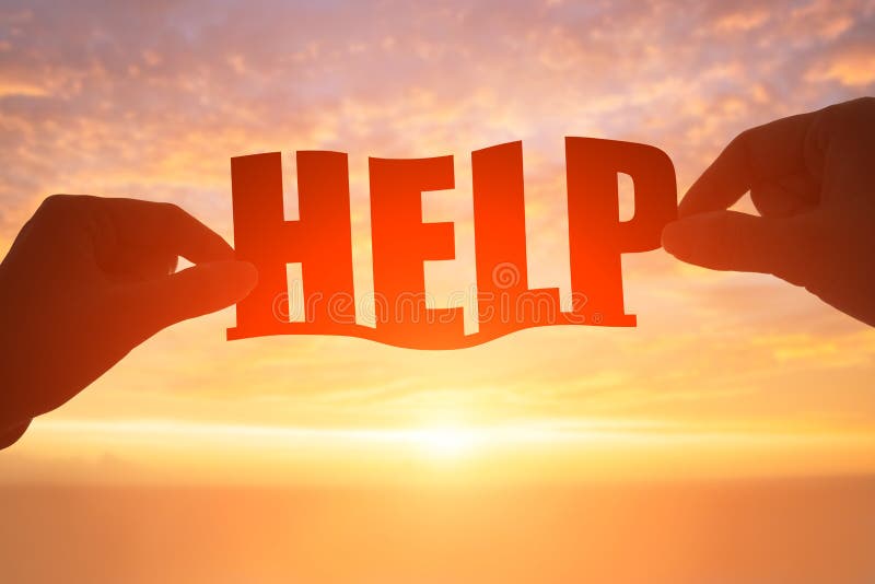 Help word stock illustration. Illustration of illustrations - 1064887