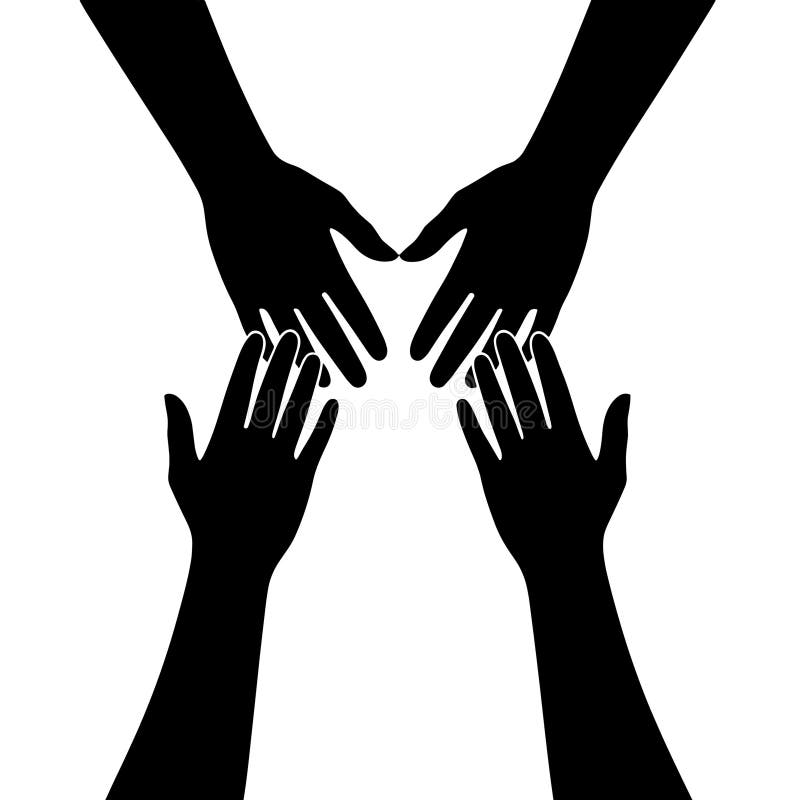 Silhouette Helping Stock Illustrations – 5,156 Silhouette Helping Stock ...
