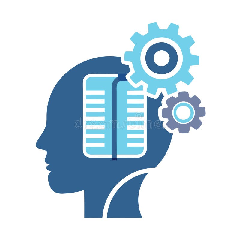 Artificial Intelligence, Gears, and Human Brain Concept for Machine ...