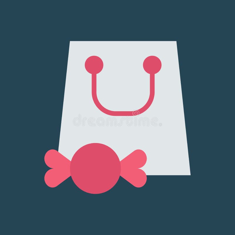 Silhouette Icon Candy in Package Stock Vector - Illustration of modern ...