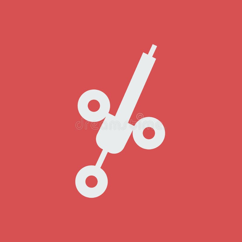 Syringe Simple Icon - Injection and Vaccination Stock Vector ...