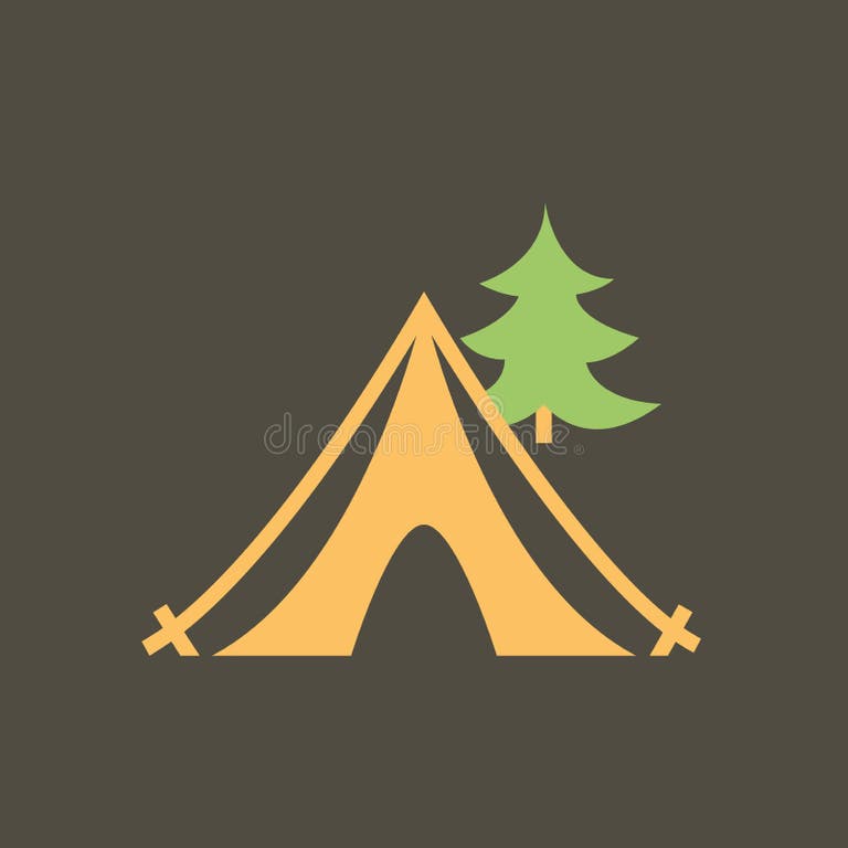 Simple Tent Silhouette Stock Illustrations – 2,894 Simple Tent ...