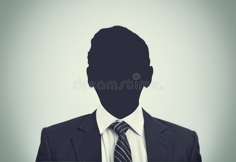 Silhouette Inconnue De Personne Illustration Stock - Illustration du ...