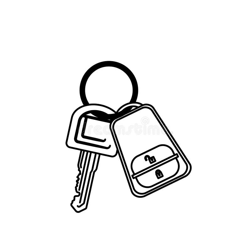 Key Ring Silhouette Stock Illustrations – 742 Key Ring Silhouette Stock ...