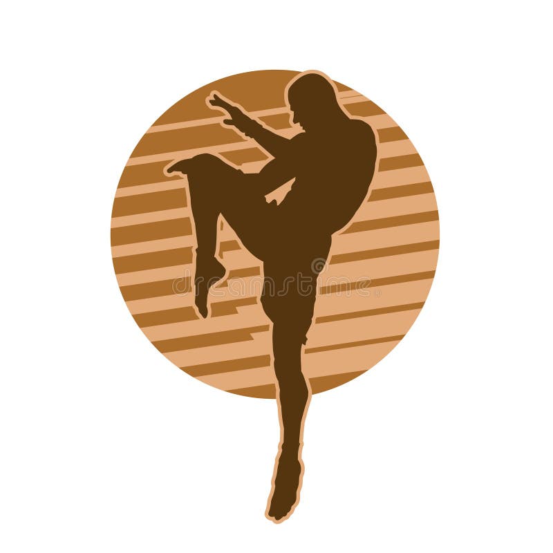 Kickboxer Pose Stock Illustrations – 156 Kickboxer Pose Stock ...